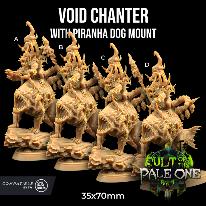 3D Printable Void Chanter | PRESUPPORTED | Cult of the Pale One Pt. I by The Dragon Trappers Lodge